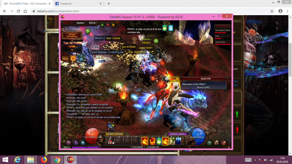 limbaj ofensator Rivenger - Archives / Garbage - DivinityMU Community