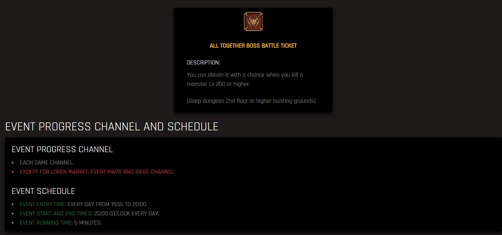 All Together Boss Batltle - Patch 1-3 - Events - DivinityMU Community