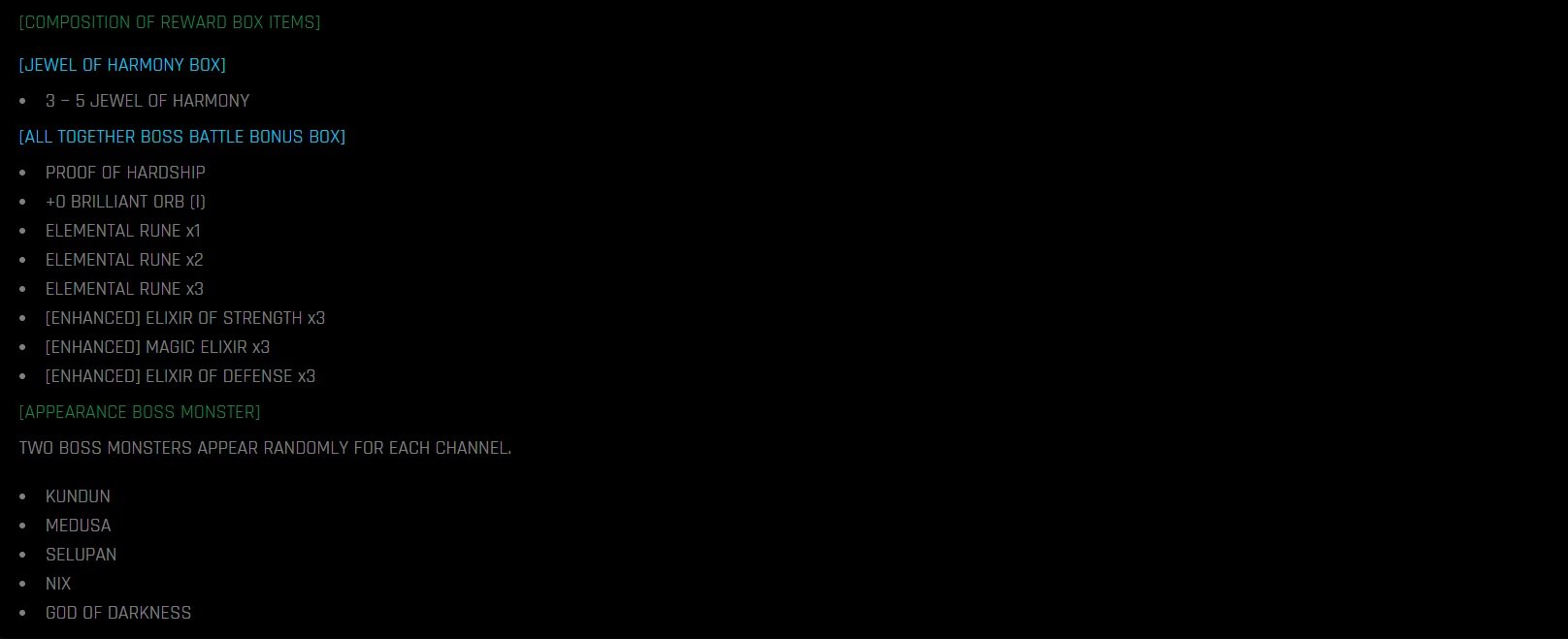 All Together Boss Batltle - Patch 1-3 - Events - DivinityMU Community