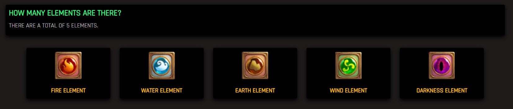 Elemental System - Game System - DivinityMU Community