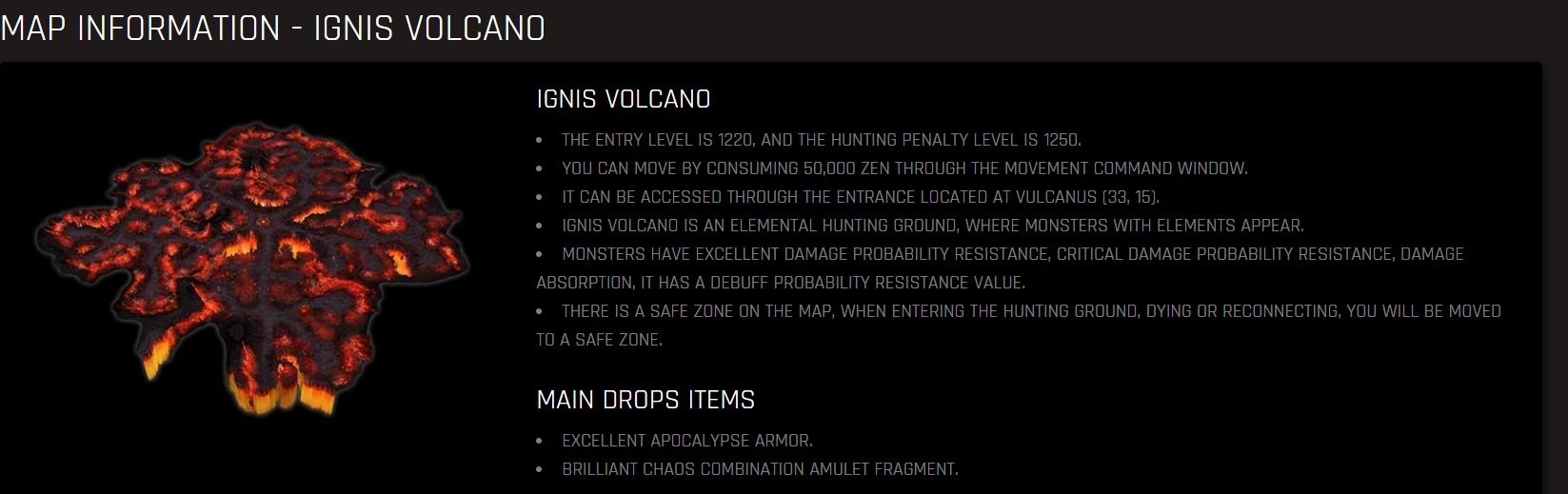 [New Map] Ignis Volcano - Maps - DivinityMU Community
